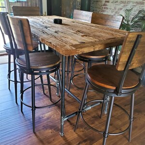 Black Pipe Table Base, diy Kit, 1 X 30 Tall Length 26, 32, 38, 44, 56 ...