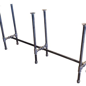 Industrial Pipe Table Base Kit, 3/4" Pipe X 92" Long (select Height and ...