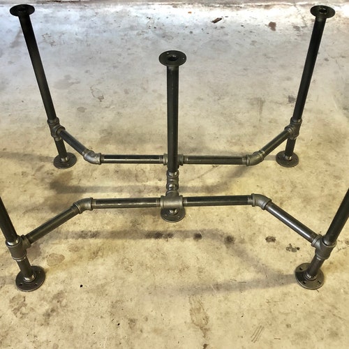 Black Pipe Table Base diy Kit 1 X 30 | Etsy