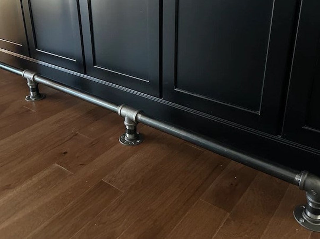 Industrial Pipe Bar Foot Rail Kit 1-1/4 Pipe Lengths - Etsy