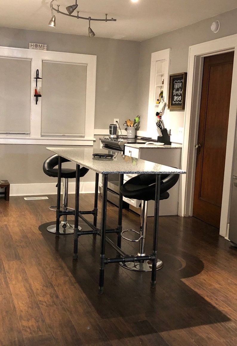 Pipe Table Base Bar Height diy Parts Kit - Etsy