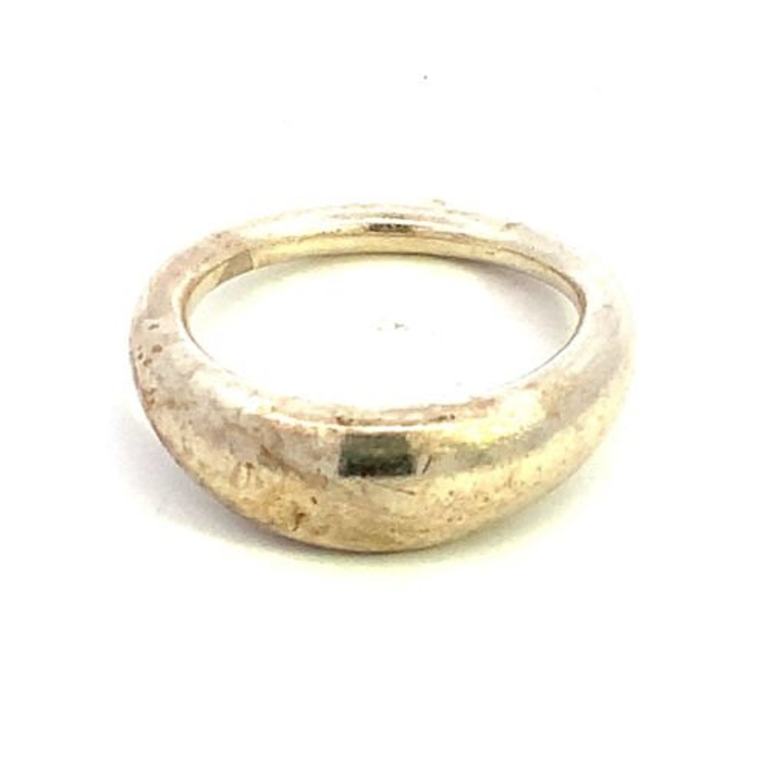 Pandora Vintage Sterling Silver Signed 925 ALE Classy Dome Wedding Band ...