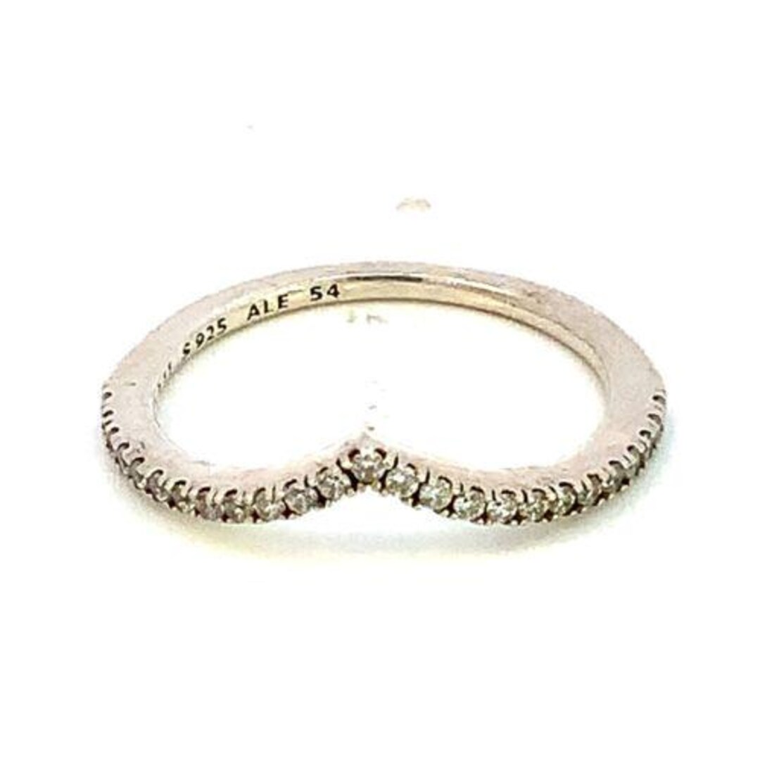 Pandora Vintage Sterling Silver Authentic Sparkling Wishbone Ring ...