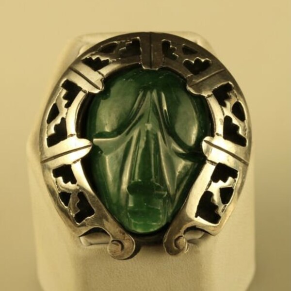 Aztec Jade Brooch - Etsy