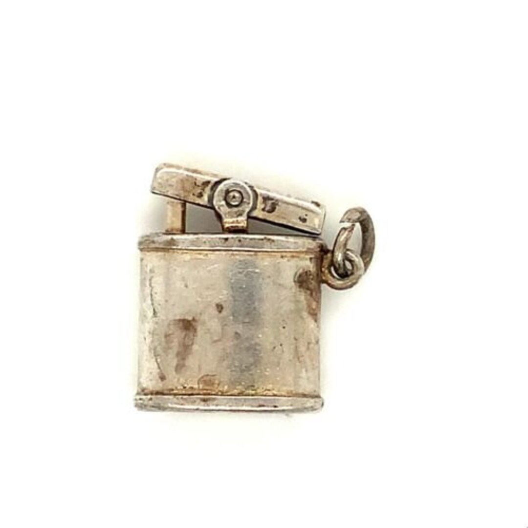 Vintage Sterling Signed Danecraft 3D Figure Miniature Lighter Charm ...
