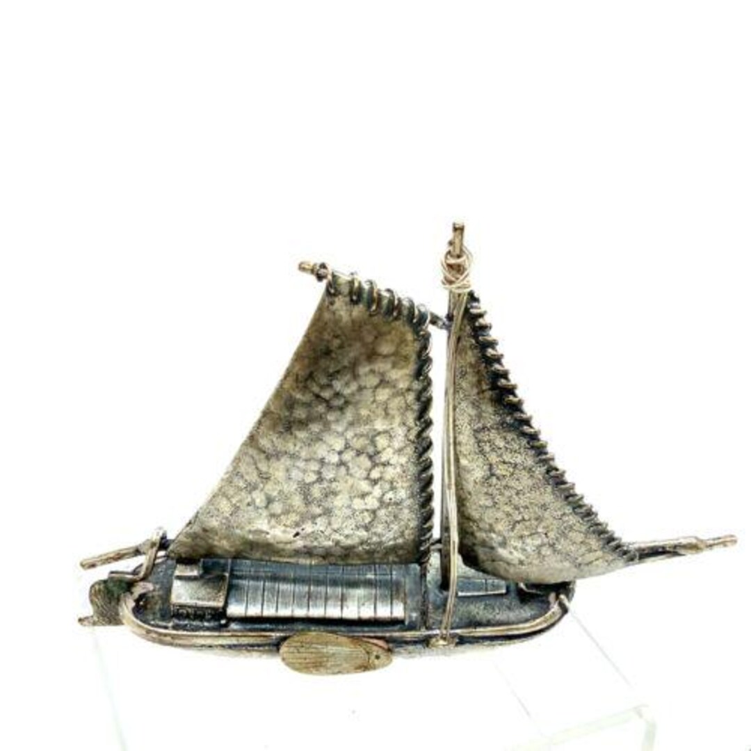 Vintage Sterling Silver Rare Venetian Trabaccolo Sea Boat Ship ...