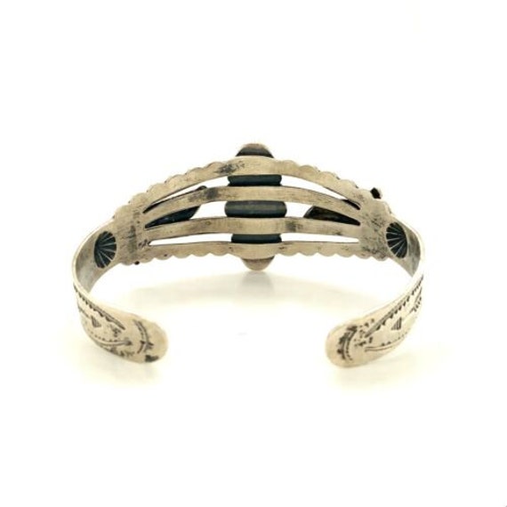 Vintage Signed Sterling Bell Trading Post Navajo Oval… - Gem