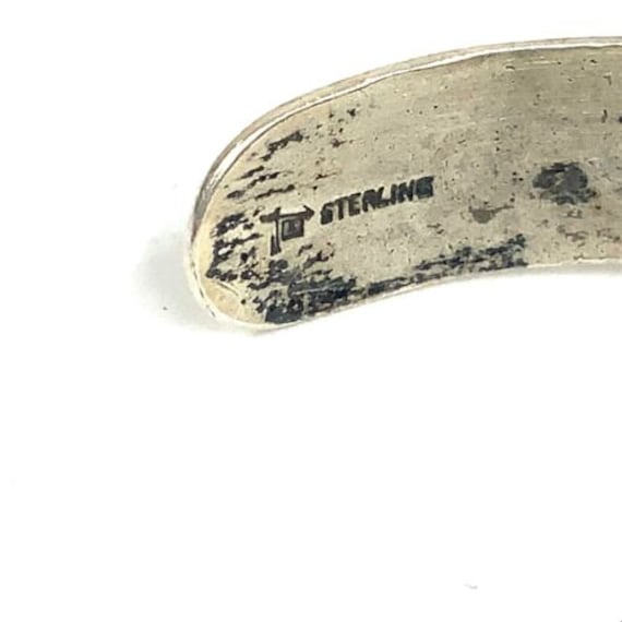 Vintage Signed Sterling Bell Trading Post Navajo Oval… - Gem