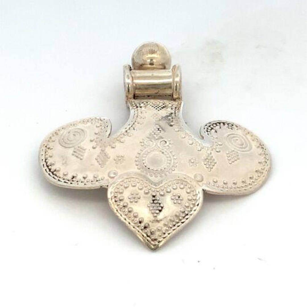 Vintage Mexican Sterling Silver Pendant Signed 925 HOB Mexico - Etsy