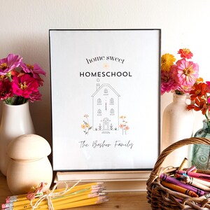 Home Sweet Homeschool Printable - Etsy
