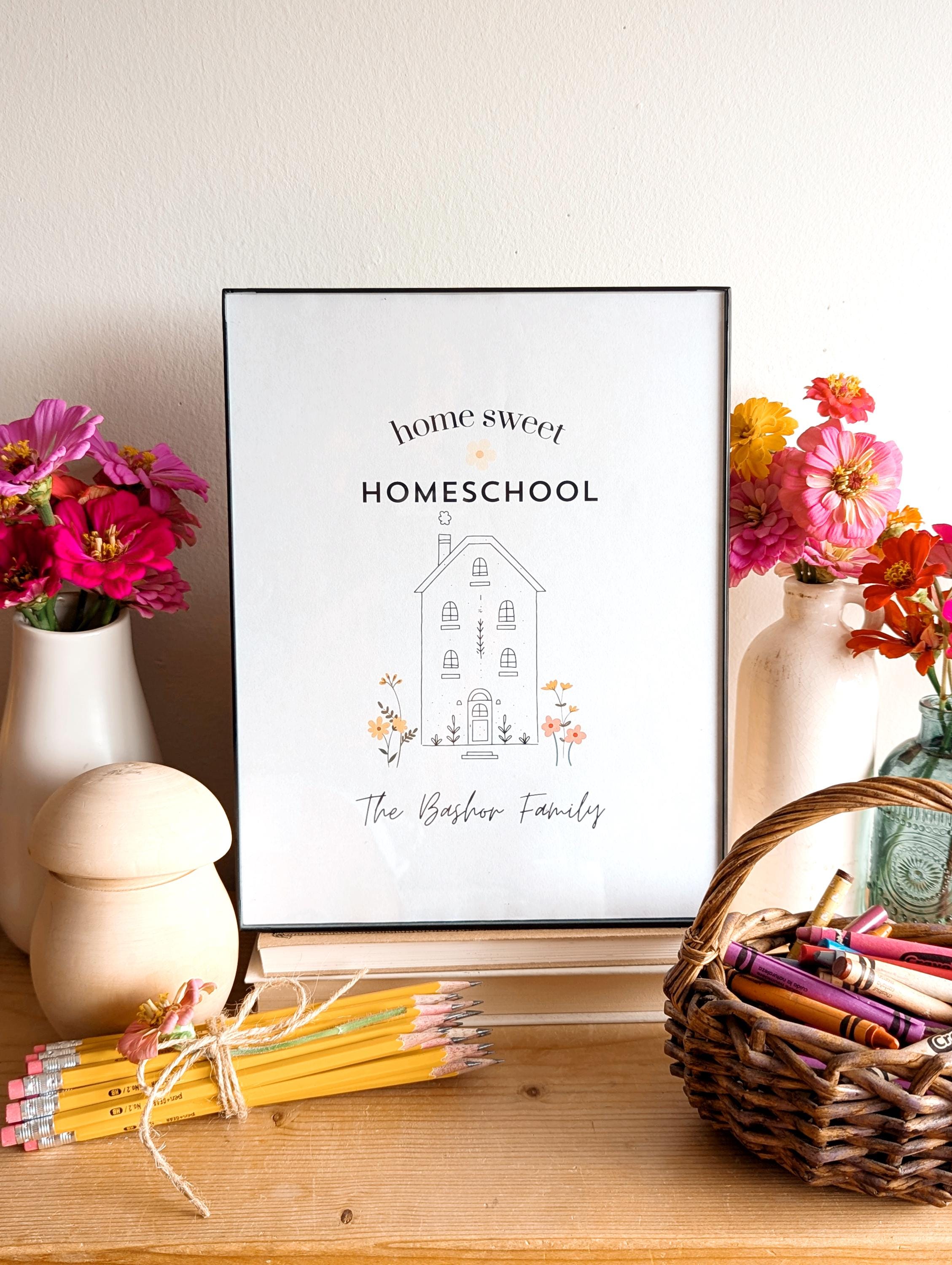 Home Sweet Homeschool Printable - Etsy
