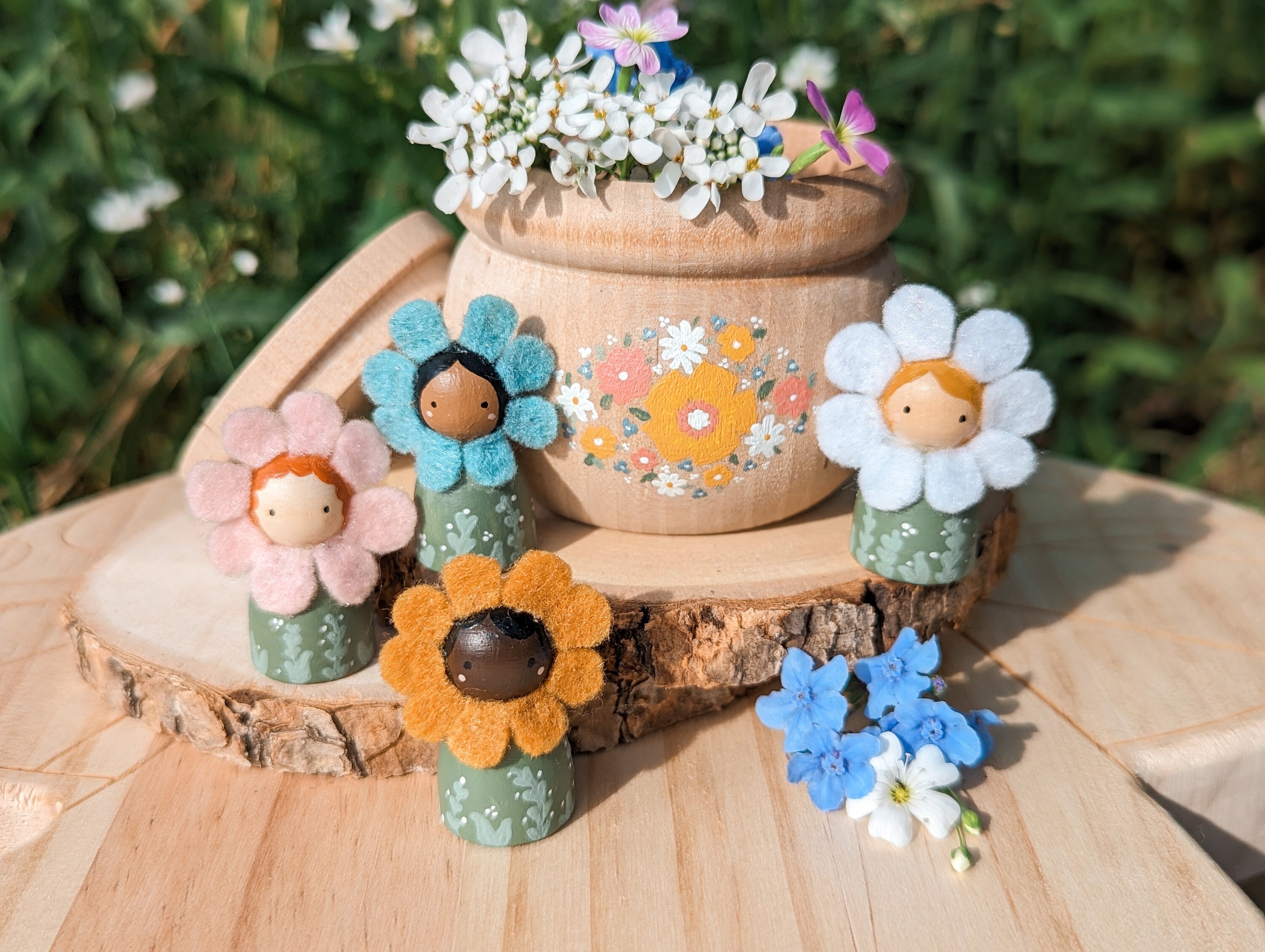 Flower Babies Tiny Toys and Keepsake Jar - Etsy