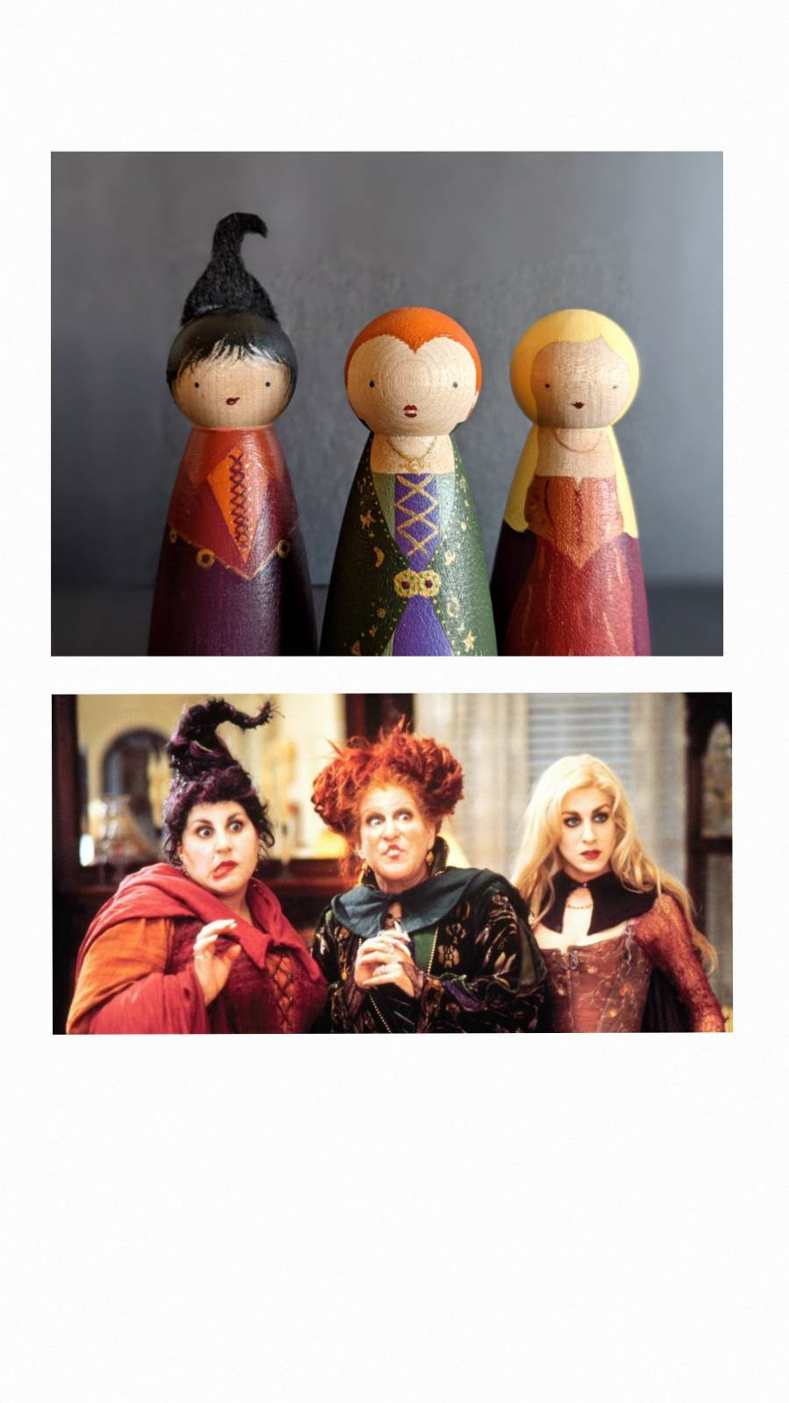 Hocus Pocus Wooden Figures - Etsy