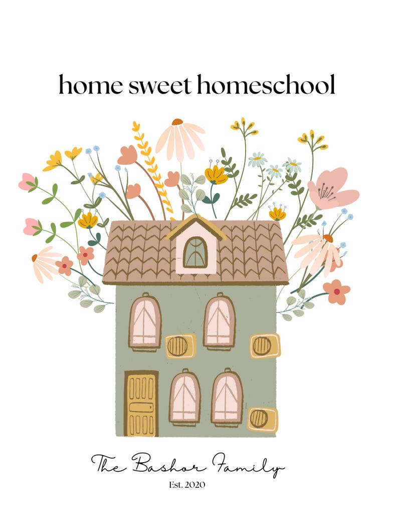 Home Sweet Homeschool Printable - Etsy