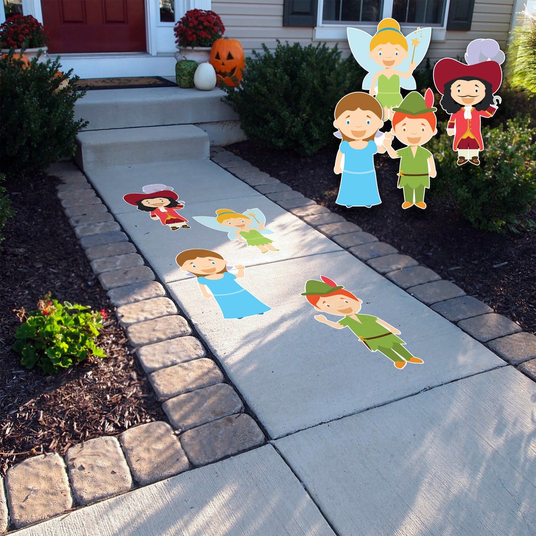 Peter Pan Floor Decals • Social Distancing Markers • Birthday ...