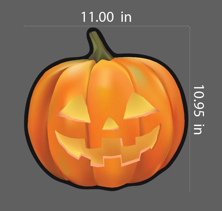 Halloween Textured Floor Decals Set of 7 Sidewalk Vinyl | Etsy