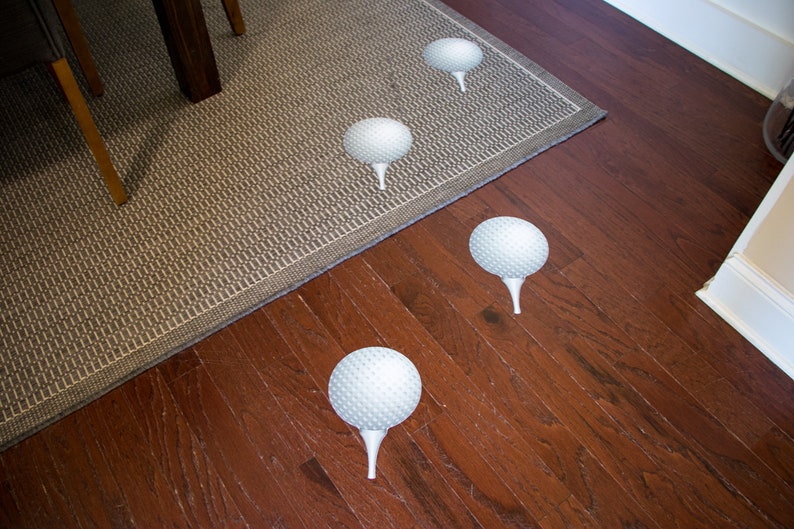 Golf Party Textured Peel and Stick Floor Decals 10 - Etsy
