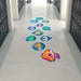 Affirmation Hopscotch Sensory Path • Set of 11 School Stickers ...