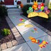 XL 9ft Bright Candy Land Path Textured Peel and Stick Floor Decals Set ...