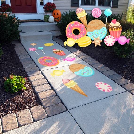 Candy Land Textured Peel and Stick Floor Decals Set of 11 - Etsy