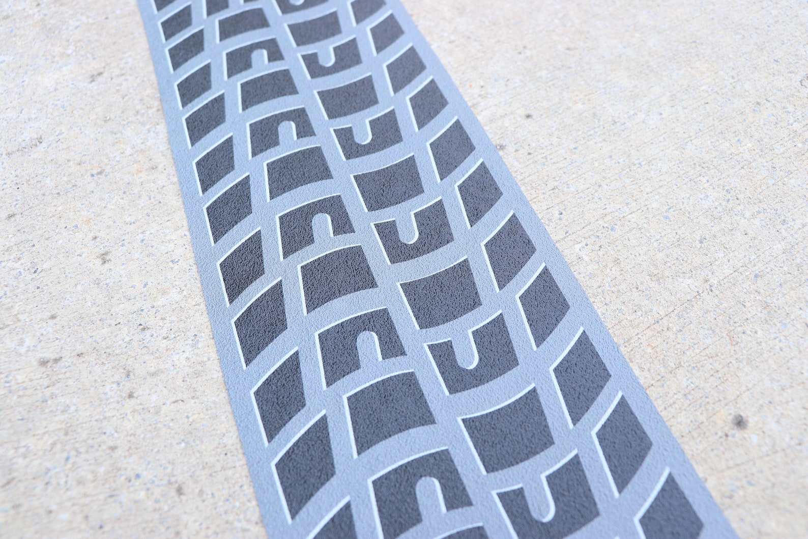 Tire Track Textured Floor Decals • Removable Sidewalk Vinyl Decals ...