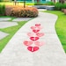 Valentine's Day Hopscotch Set of 10 Heart Floor Decals Vday School and ...