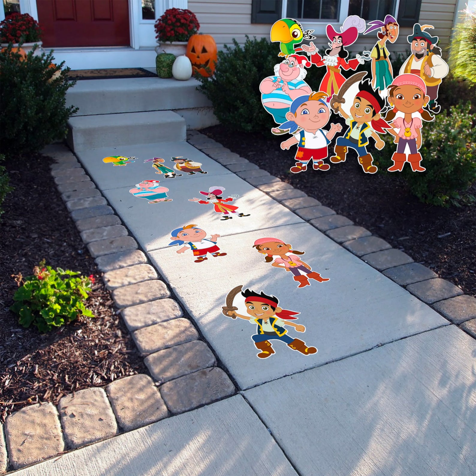 Jake and the Never Land Pirates Floor Decals Removable | Etsy