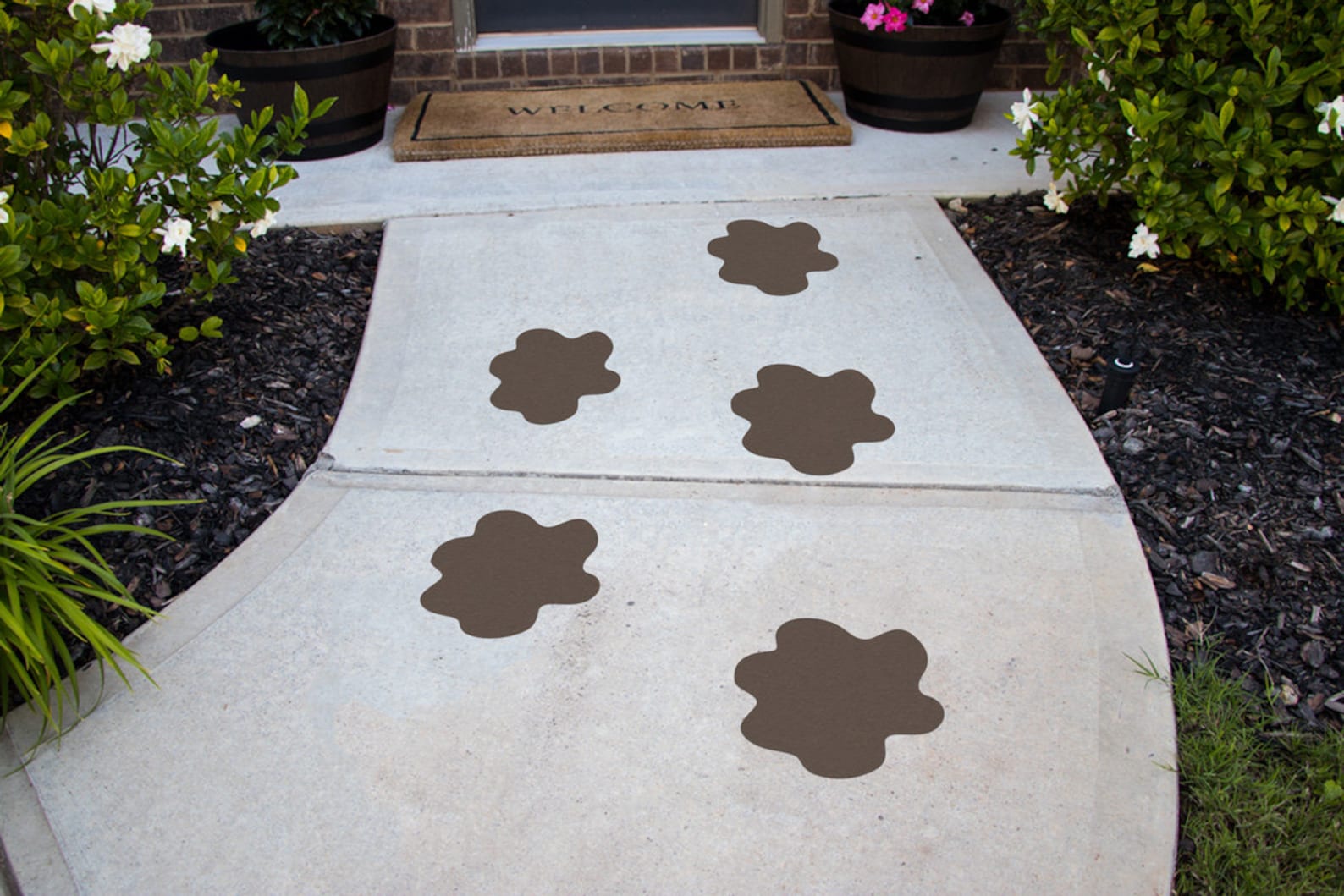 Peppa Pig Muddy Puddles Peel and Stick Floor Decals • Set of 5 ...
