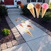 Ice Cream Cone Peel and Stick Floor Decals • Set of 11 • Social ...