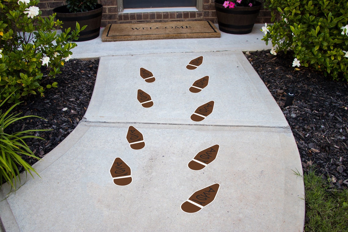 Woody Customizable Floor Decals • Set of 9 12" Toy Story Boots ...