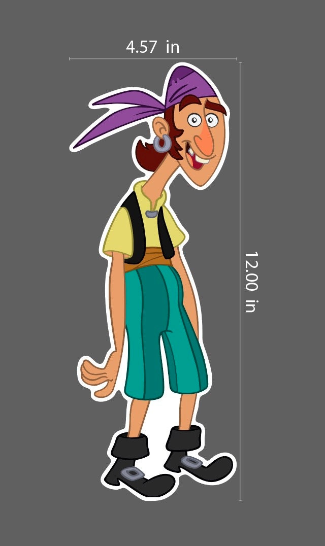 Jake and the Never Land Pirates Floor Decals • Removable Textured Vinyl ...