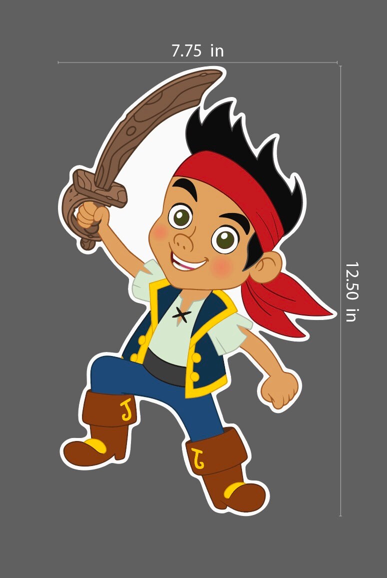 Jake and the Never Land Pirates Floor Decals Removable | Etsy