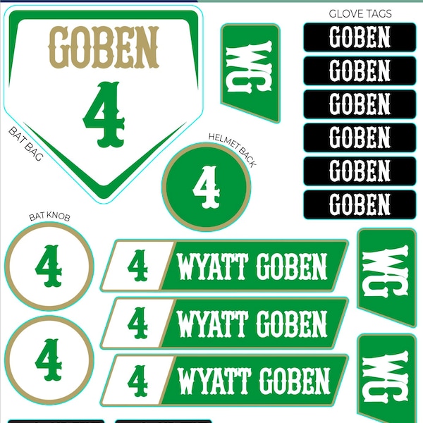 Equipment Stickers - Etsy