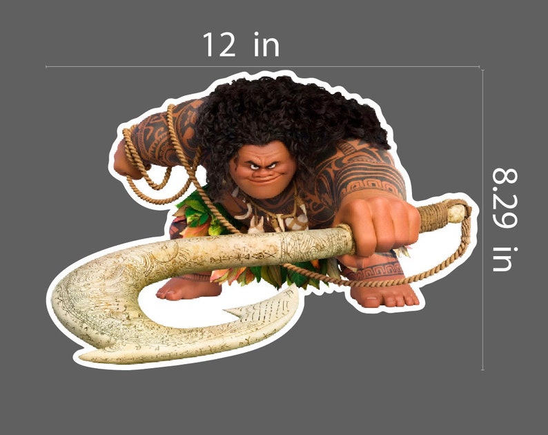 Moana Party Textured Floor Decals Set of 6 Moana Social | Etsy