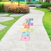 Lilly Pad Hopscotch Sensory Path • Set of 12 School Sidewalk Stickers ...