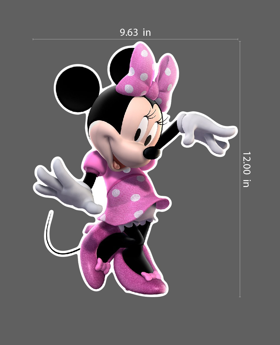 Mickey Mouse Textured Peel and Stick Floor Decals Social - Etsy