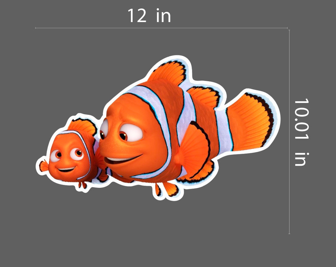 Finding Nemo Textured Peel and Stick Floor Decals • Set of 6 • Birthday ...