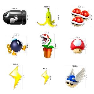 Mario Kart "power Up" Peel and Stick Floor Decals • Set of 9 ...