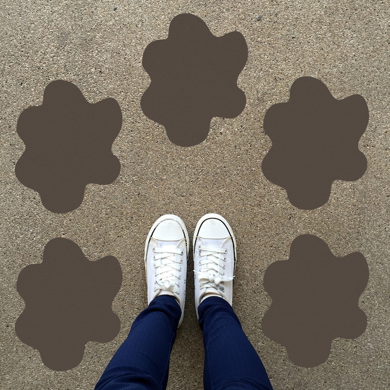 Peppa Pig Muddy Puddles Peel and Stick Floor Decals • Set of 5 ...