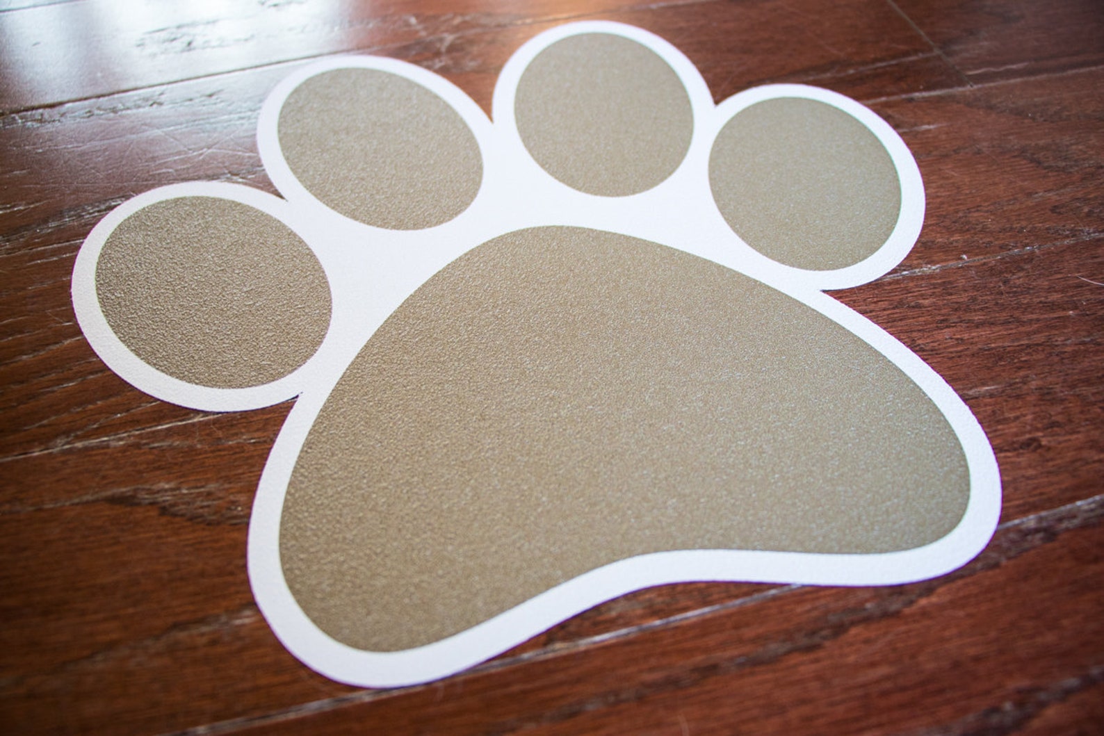 Puppy Paw Tracks Peel and Stick Floor Decals Birthday | Etsy
