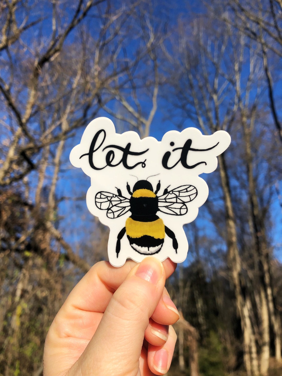 Let It Bee Sticker // Vinyl Sticker // the Beatles Sticker - Etsy