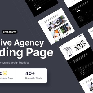 Saas Landing Page Kit Dekstop | Multipurpose Landing Page | Creative ...