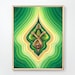 Leaf Goddess Green Leaf Artwork Leaf Artwork Abstract Leaf Art Print ...