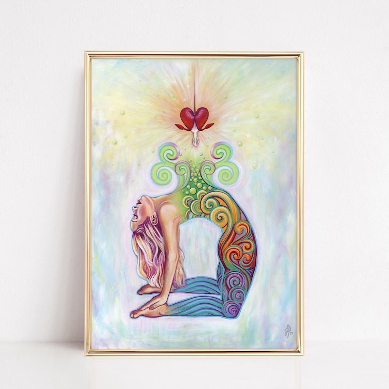 Yoga Print - Etsy