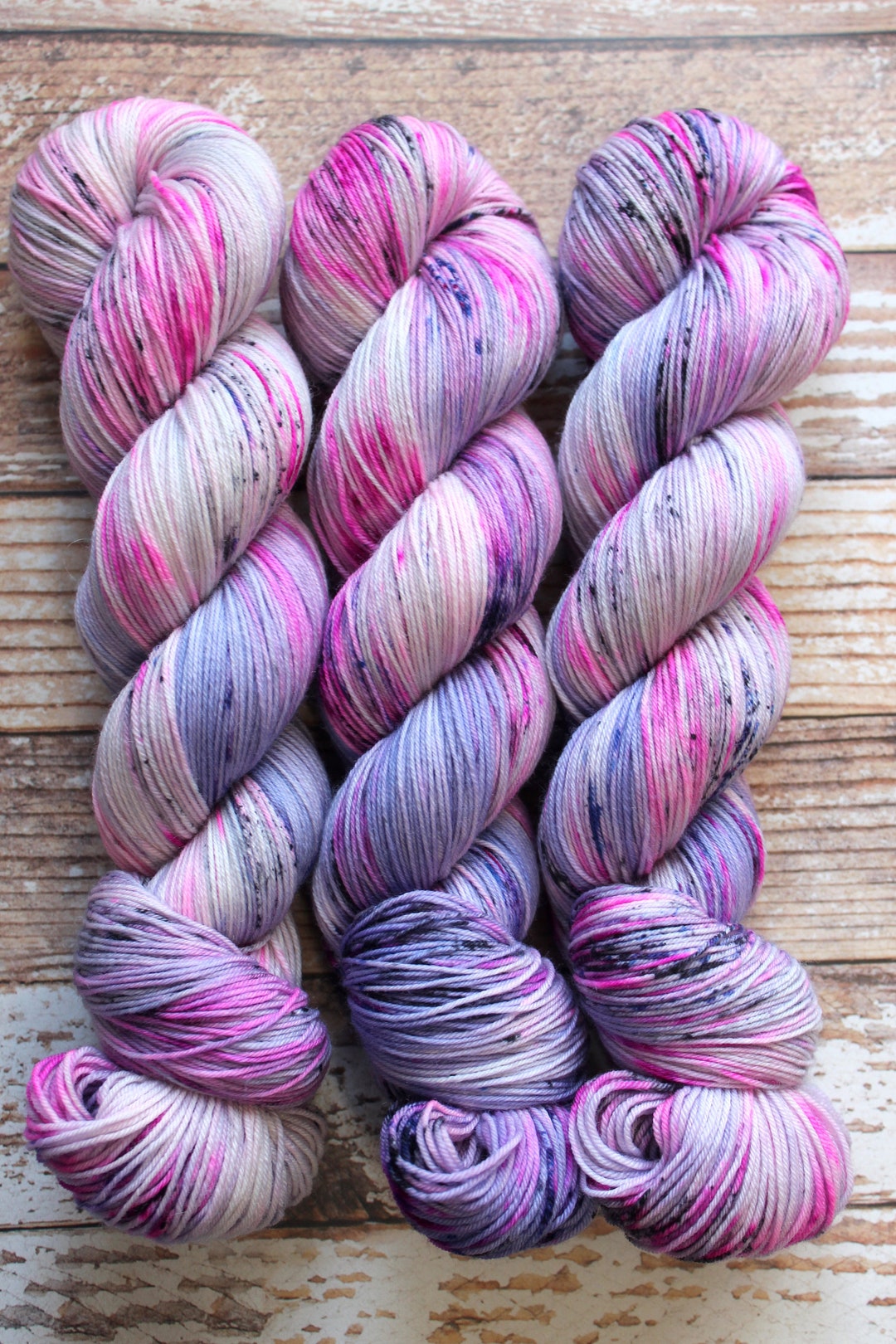 Isabel - Glam - Hand Dyed Yarn - 75/25 Superwash Merino/nylon Speckled ...
