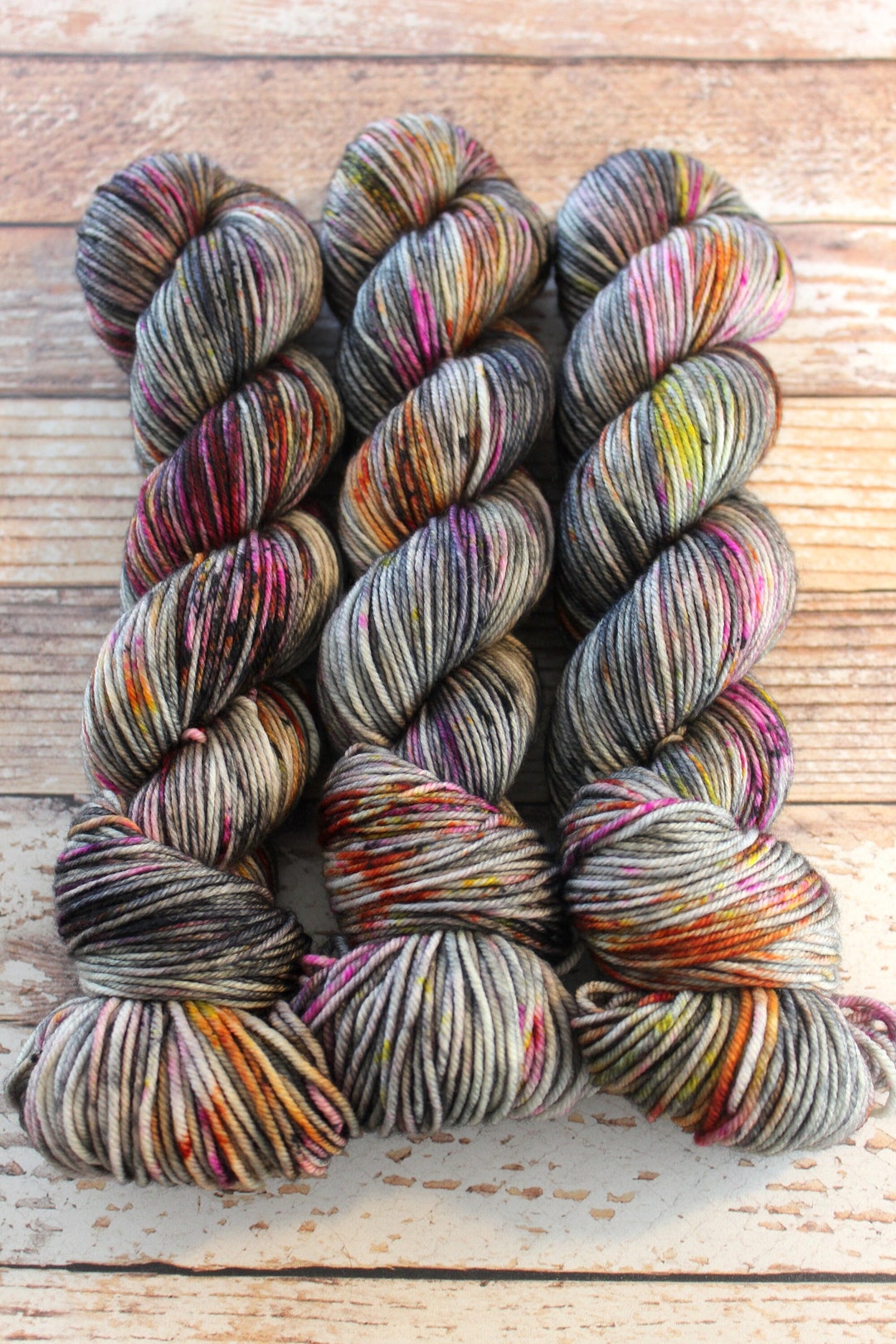 PREORDER - Dark Magic - Hand Dyed Yarn Speckled Yarn, Indie Dyed Yarn ...