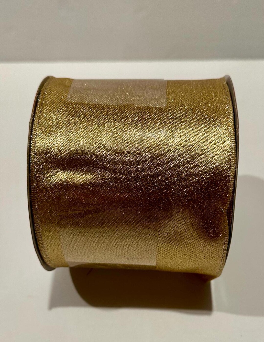 Celebrate It Metallic Gold Wired Ribbon. 3.75" X 18 Ft. - Etsy