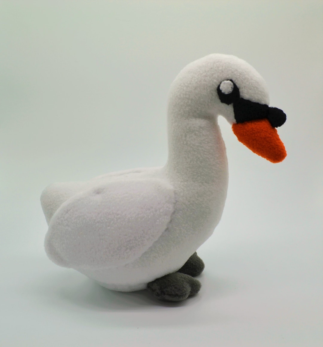 Cute Chibi Swan Plush - Made to Order - - Etsy