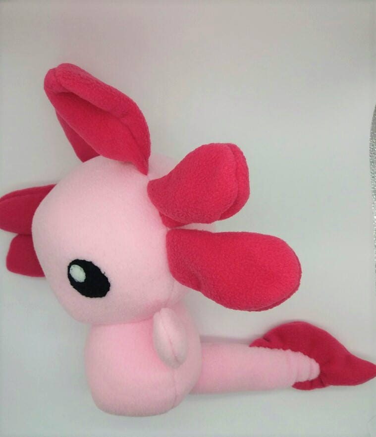 Cute Chibi Axolotl Plush Made to Order | Etsy