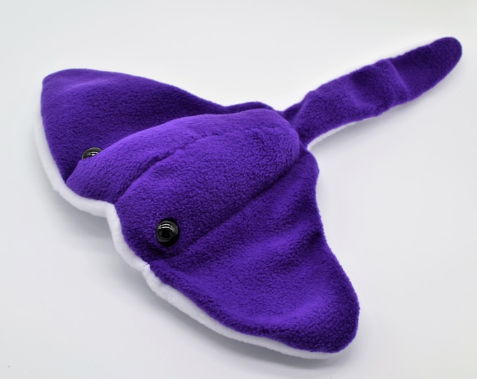 Cute Chibi Stingray Plush - MTO - Manta Ray, Plush, Stingray, Oceanlife ...